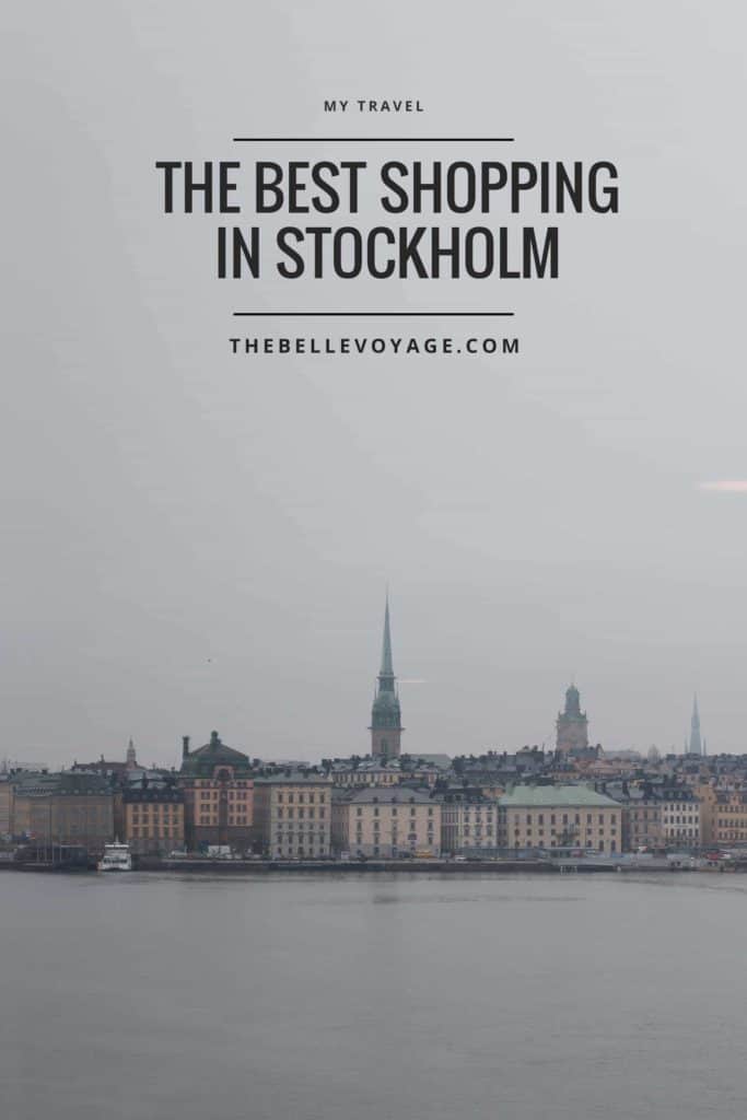 A Stockholm Shopping Guide for Fashion + Design Lovers