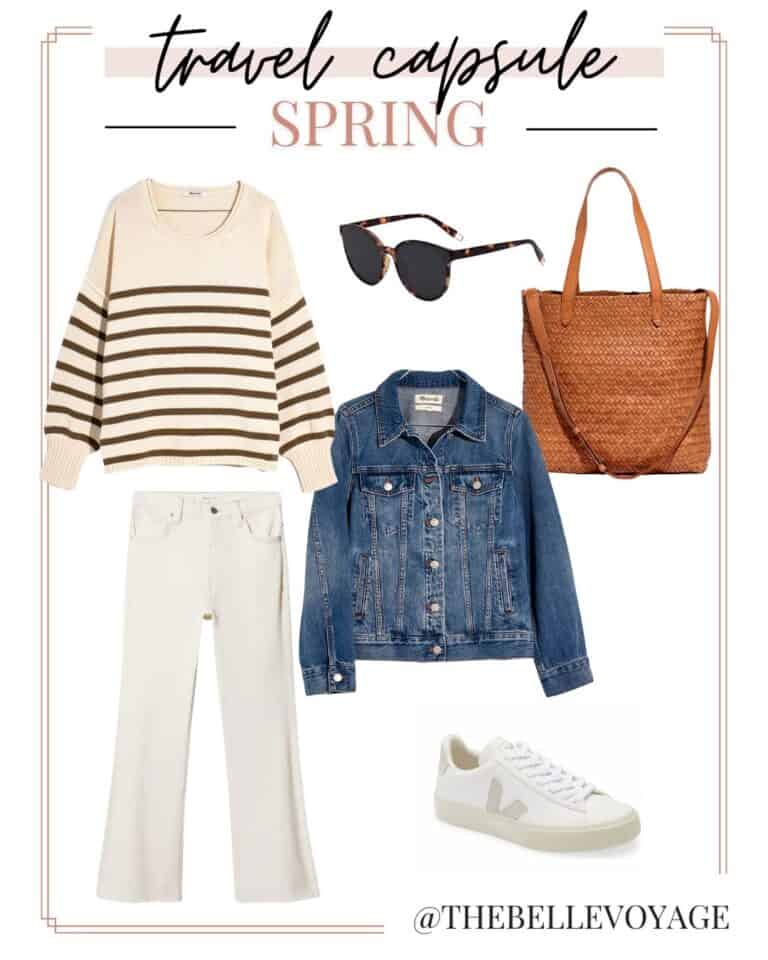 The Perfect Spring Travel Capsule Wardrobe: 15 Must-Have Pieces