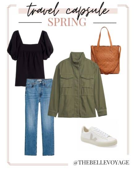 The Perfect Spring Travel Capsule Wardrobe: 15 Must-Have Pieces