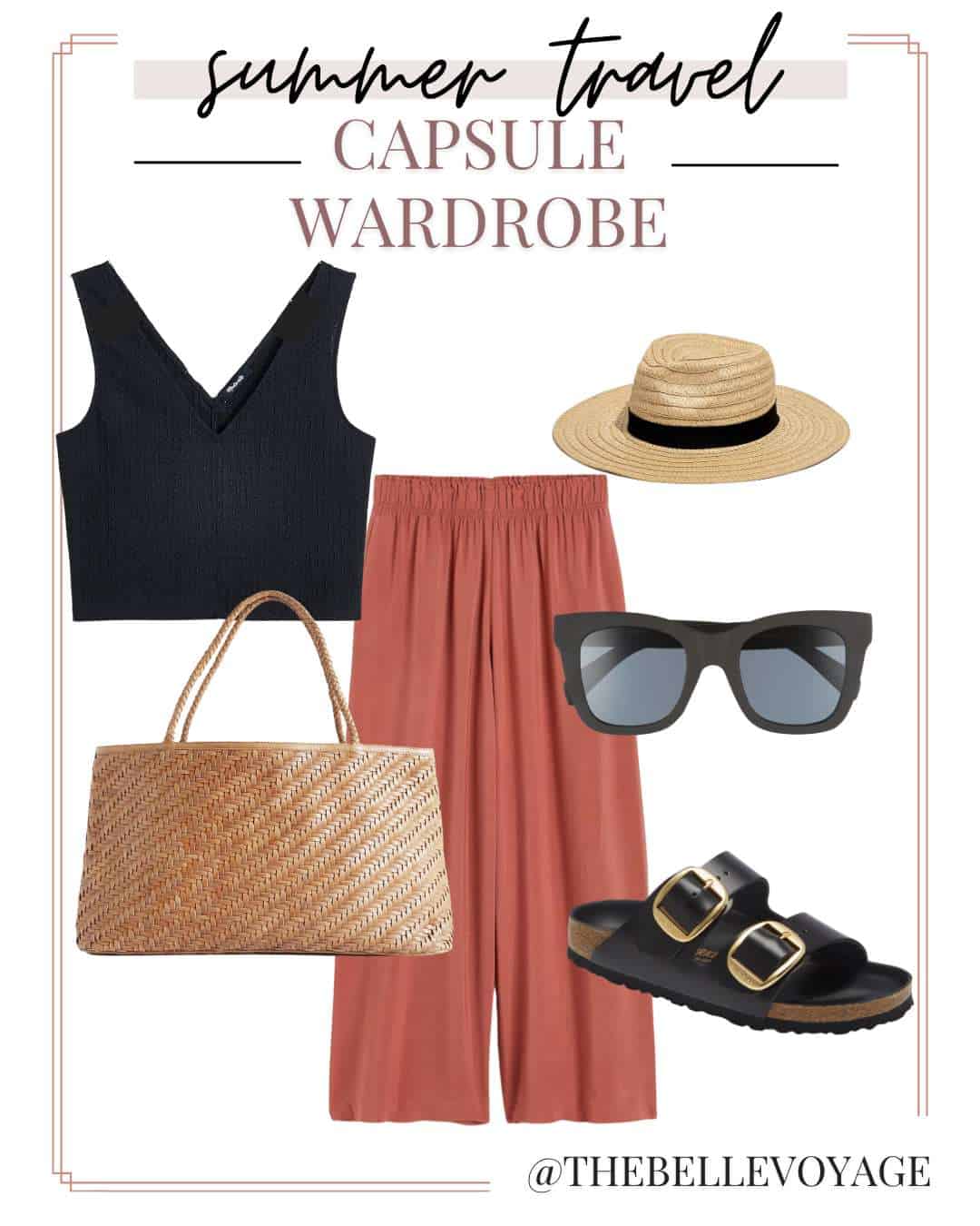 The Perfect Summer Travel Capsule Wardrobe: 15 Must-Have Pieces