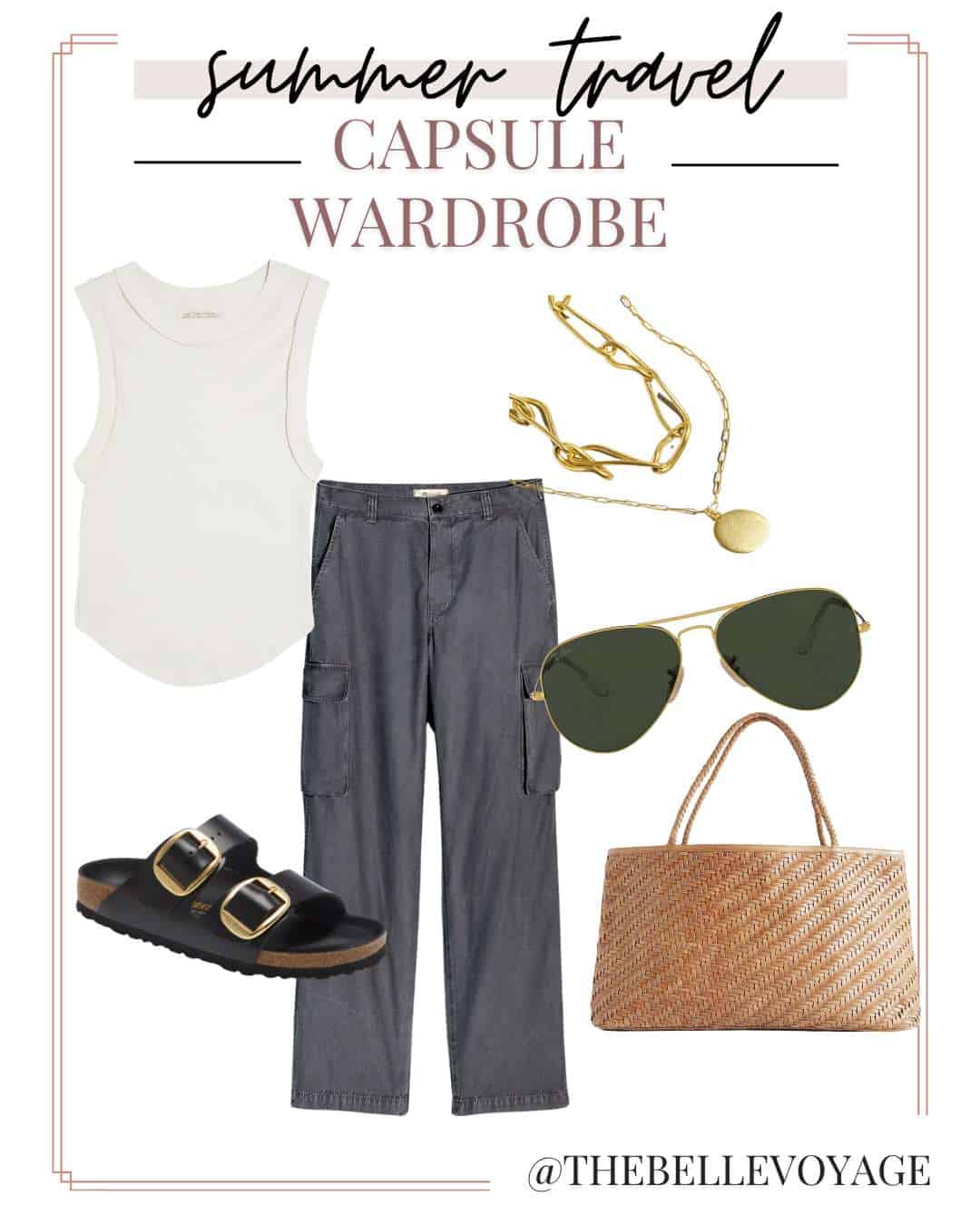 The Perfect Summer Travel Capsule Wardrobe: 15 Must-Have Pieces